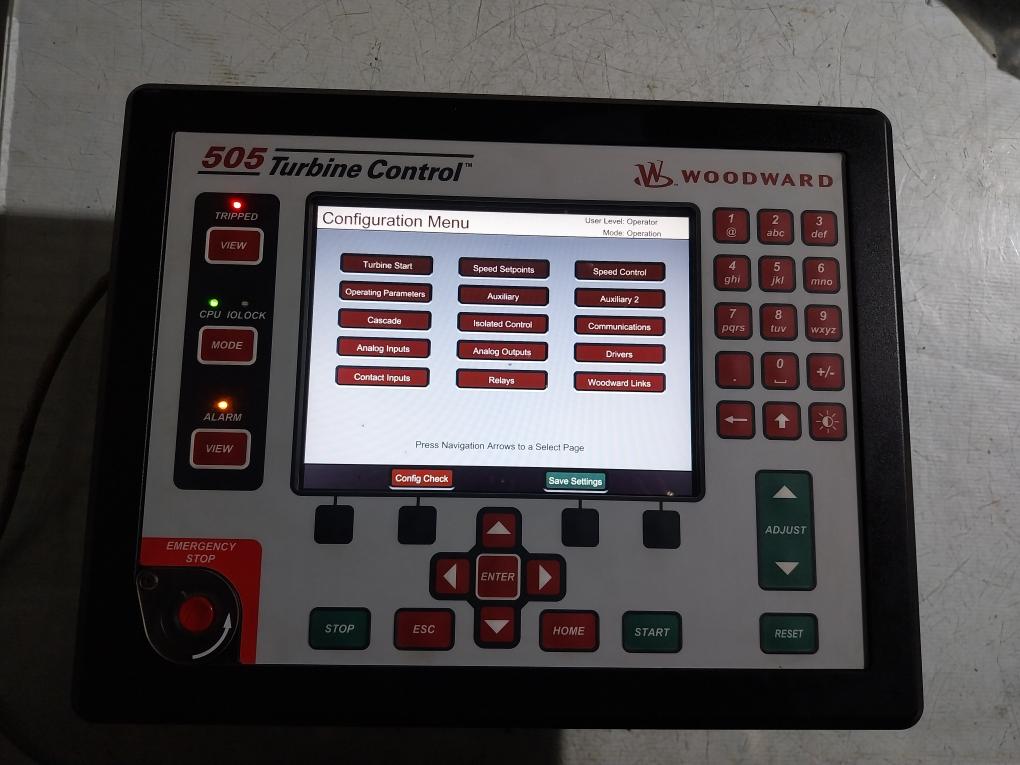 Woodward 505D (Hv-std) Turbine Control 8200-1301 – Aeliya Marine Tech