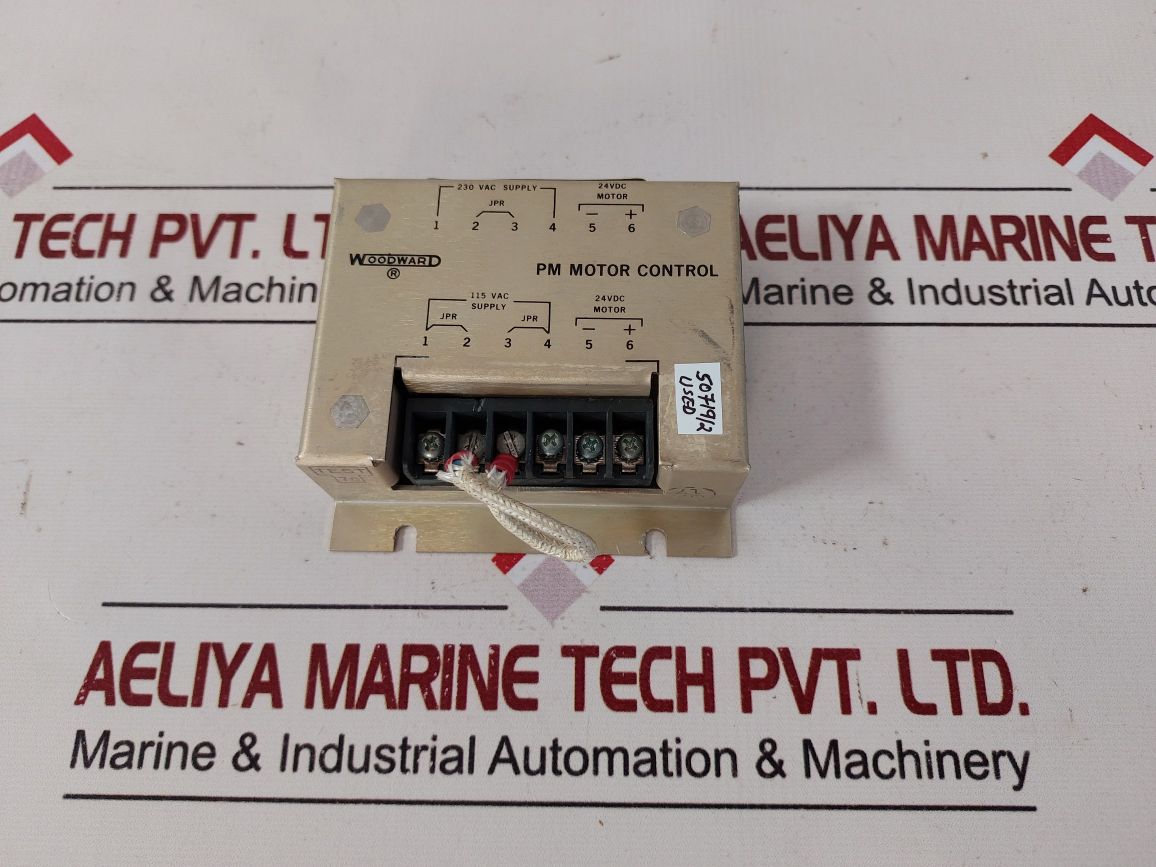 Woodward 8272-171 A Pm Motor Control – Aeliya Marine Tech