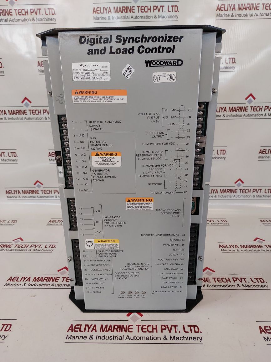 Woodward 9905-373 Digital Synchronizer And Load Control – Aeliya Marine ...