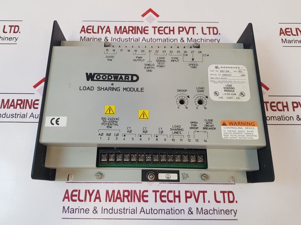 Woodward 9907-838 Load Sharing Module – Aeliya Marine Tech