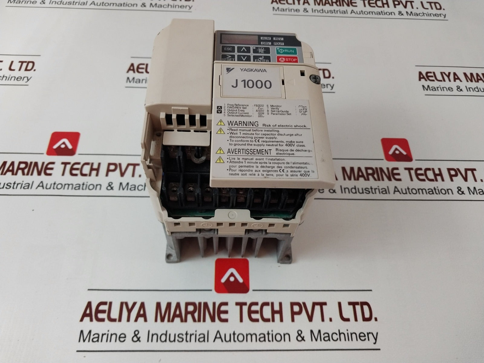 Yaskawa Cimr-jt4A0004Baa Inverter 0.75Kw Rev: A J1000 – Aeliya Marine Tech
