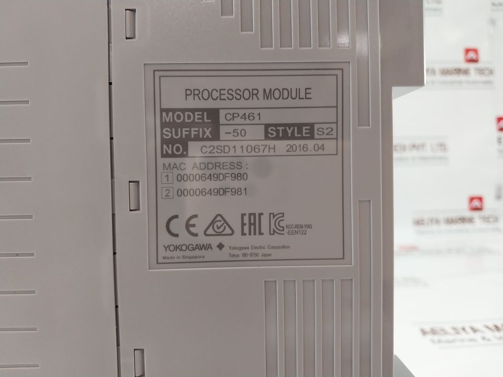Yokogawa Cp461-50 Processor Module – Aeliya Marine Tech