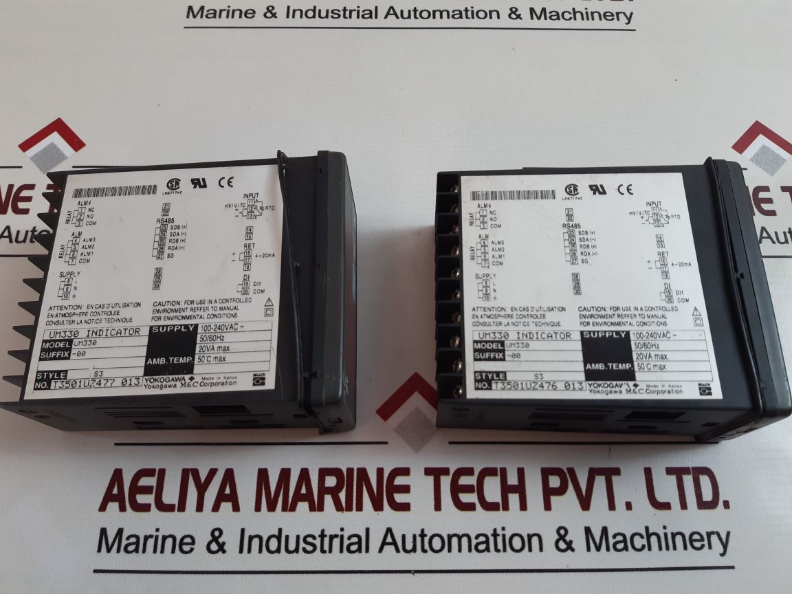 Yokogawa Um330-00 Digital Temperature Indicator 50°C – Aeliya Marine Tech