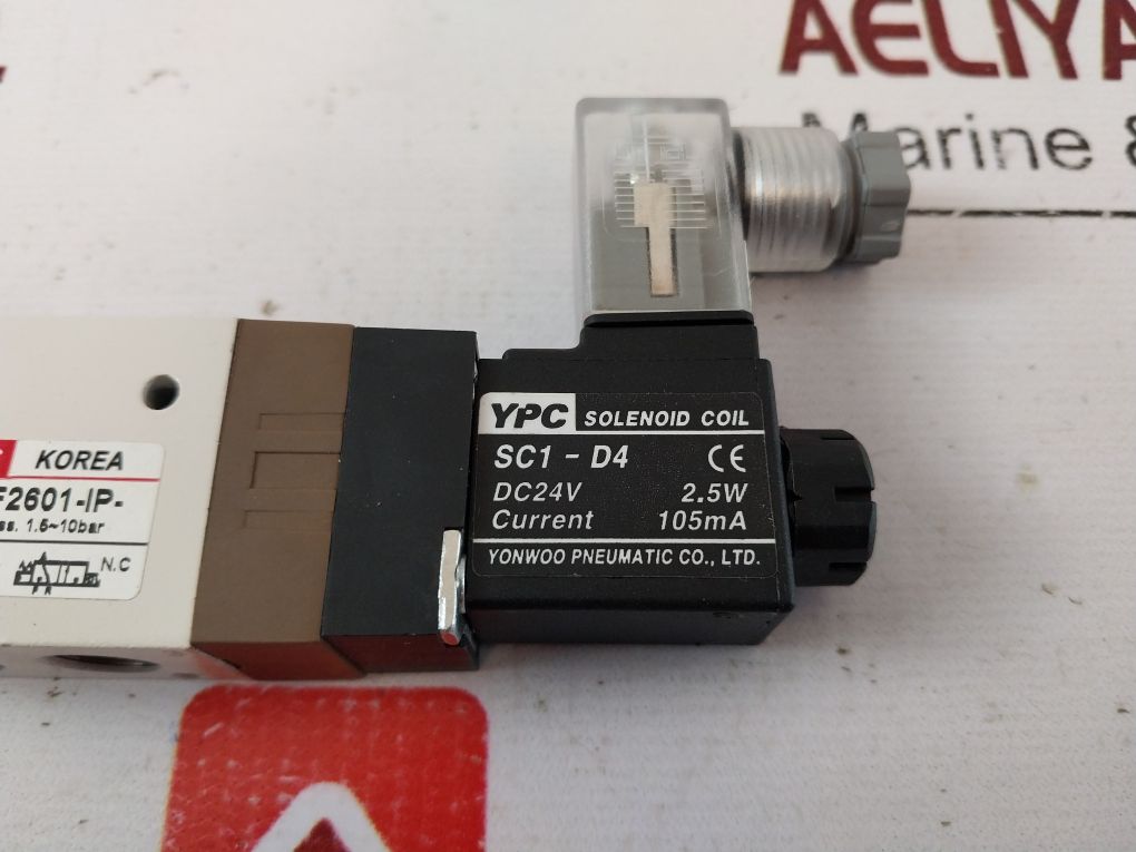 Ypc Sf2601-ip Solenoid Valve Sc1-d4 Coil – Aeliya Marine Tech