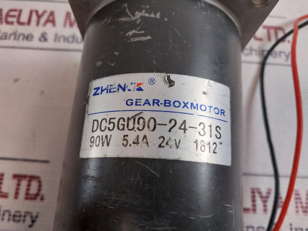 Zheng Dc5Gu90-24-31S Gearbox Motor 24V – Aeliya Marine Tech