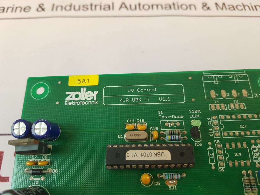 Zoller Zlr-ubk Uv-control Pcb Card – Aeliya Marine Tech